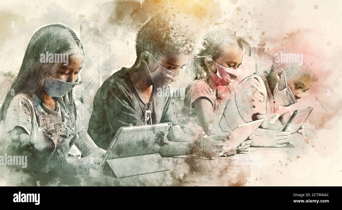 Overuse of technology hi-res stock photography and images - Alamy