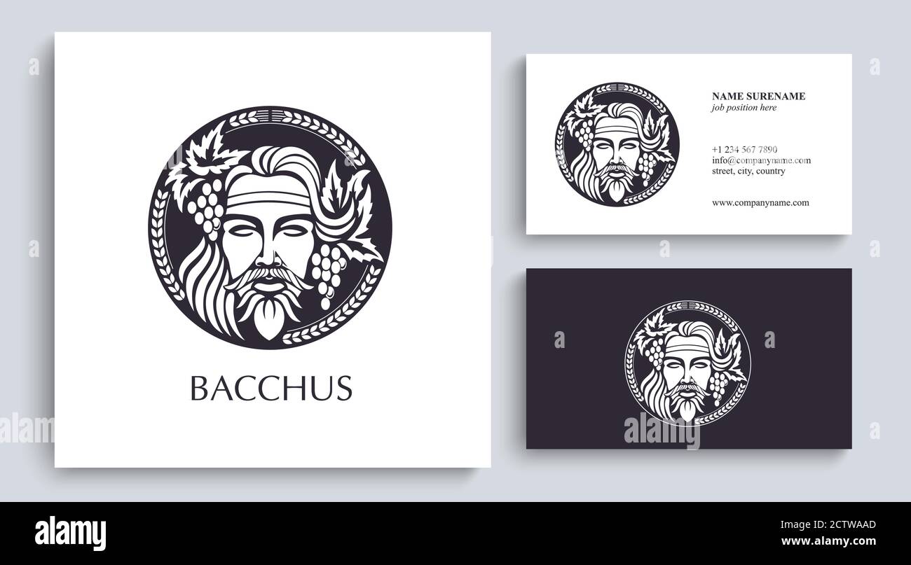 The symbol of bacchus Stock Vector Images - Alamy