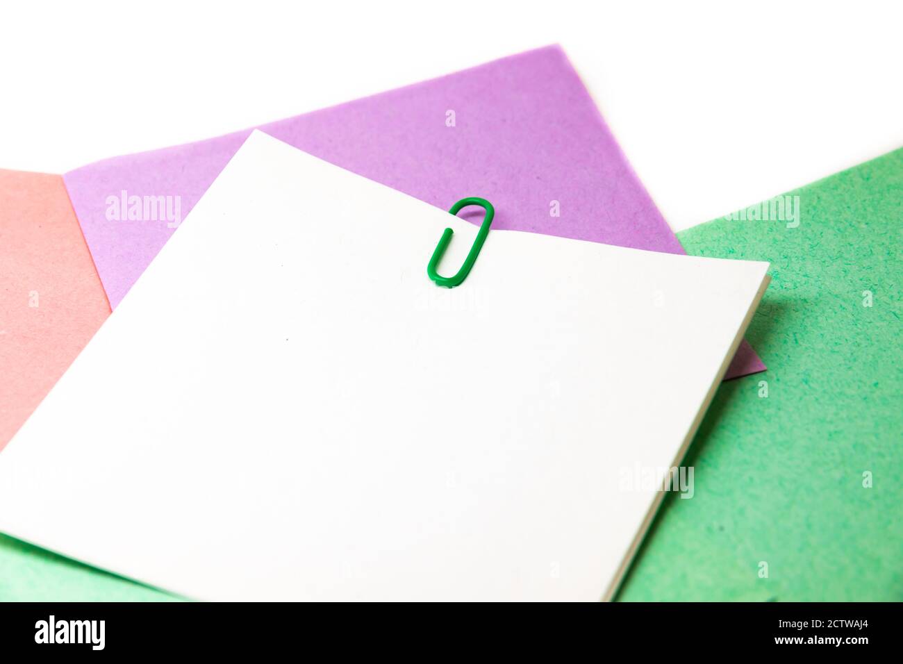 White paper red paperclip attached hi-res stock photography and images ...