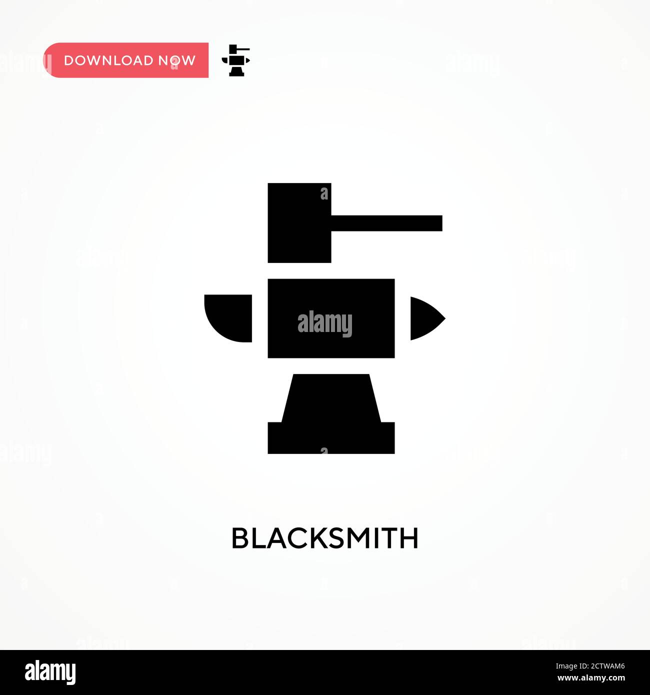 Red hot forging Stock Vector Images - Alamy