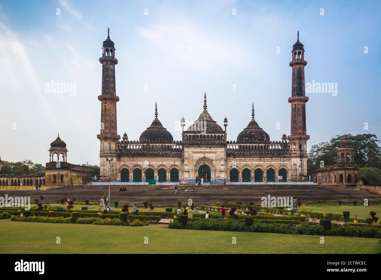 India, Uttar Pradesh, Lucknow, Asifi Mosque at Bara Imambara complex ...