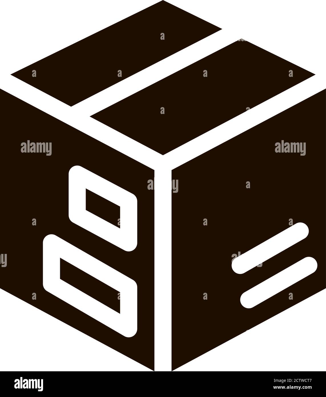 Transportation Carton Box Vector Icon Stock Vector Image & Art - Alamy