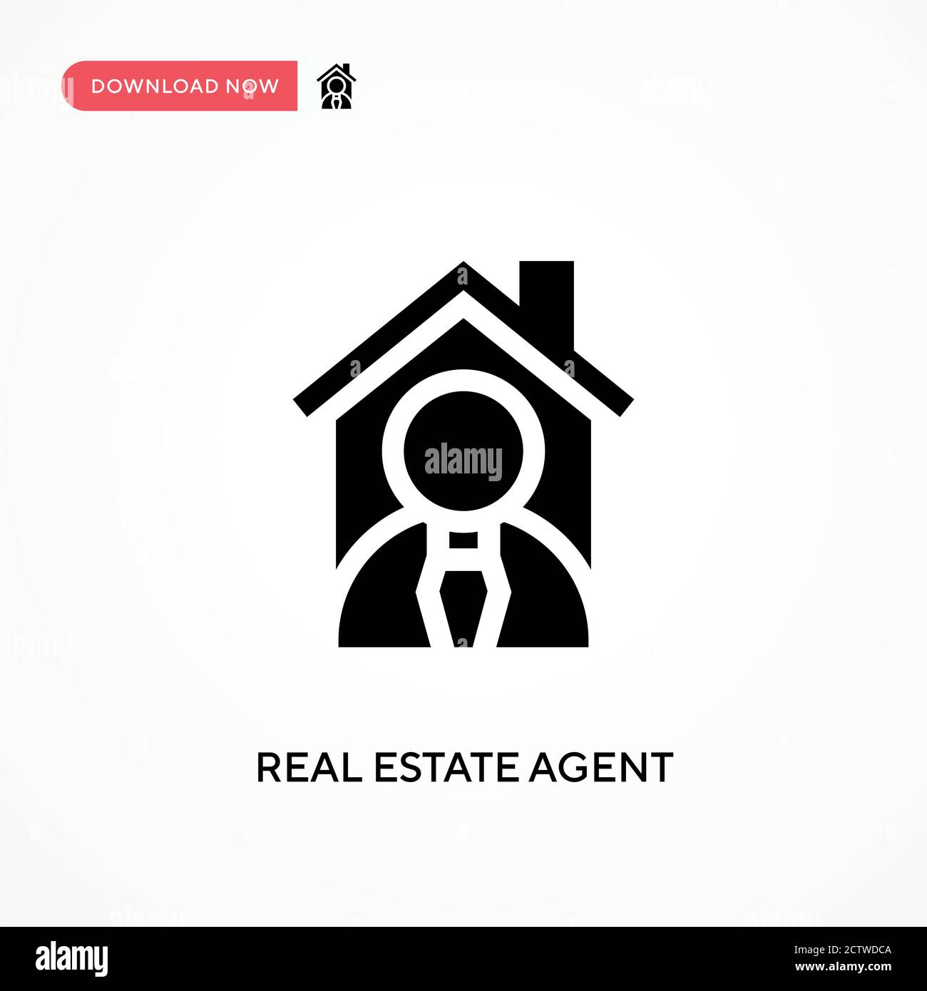 Female real estate agent showing Stock Vector Images - Alamy