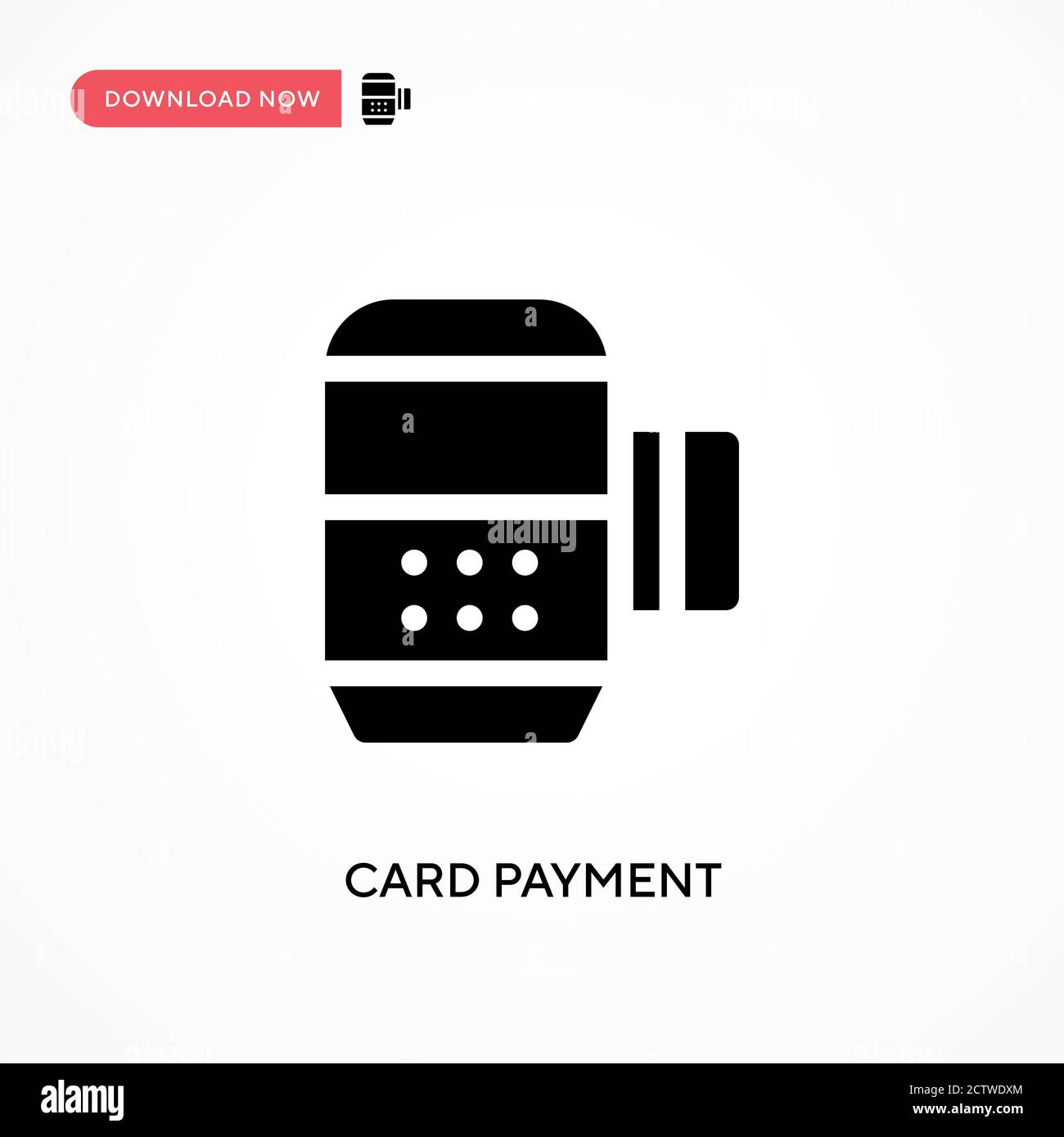 Card payment vector icon. . Modern, simple flat vector illustration for ...