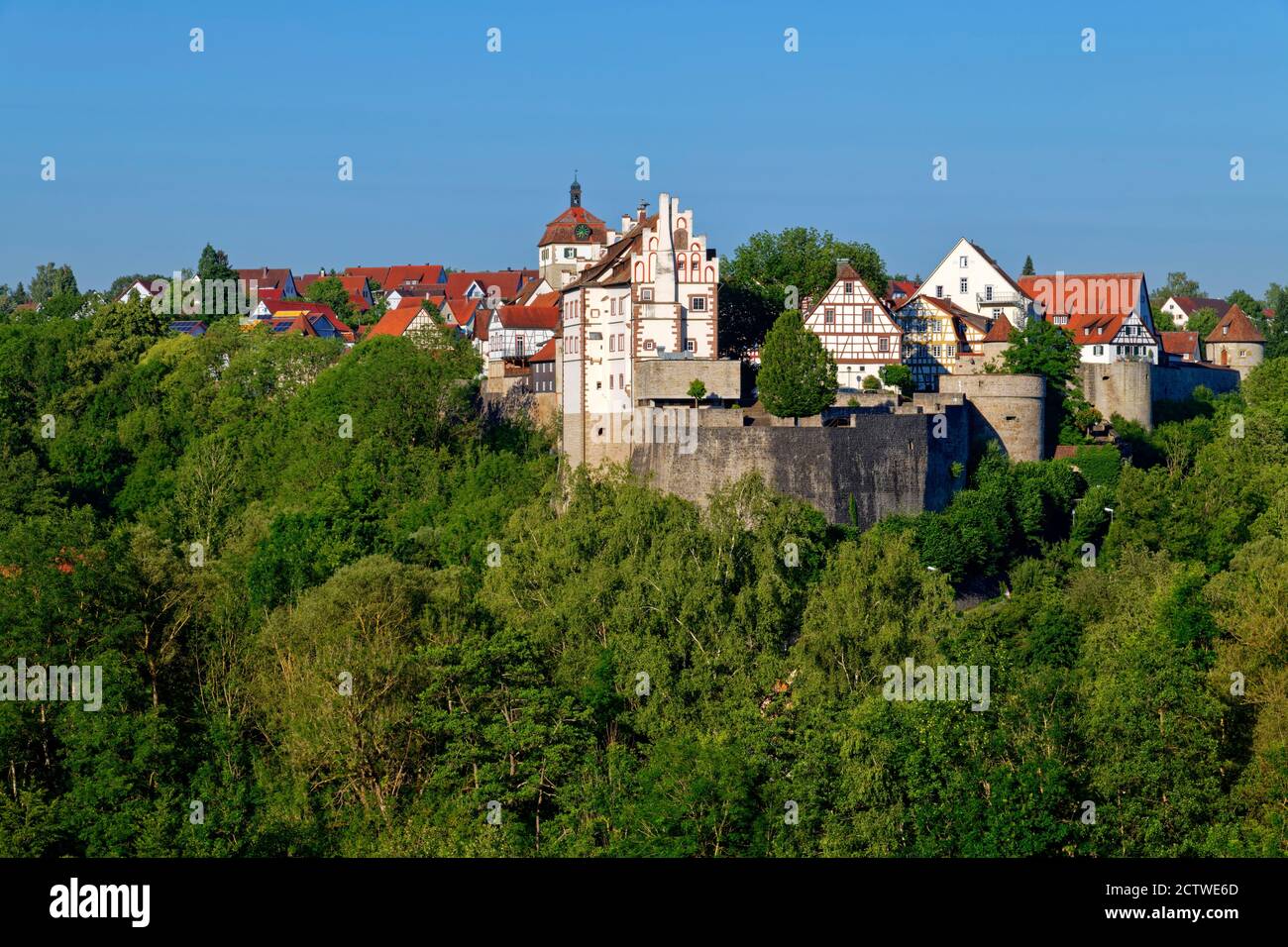 Vellberg in Hohenlohe: Town fortification and castle, Schwäbisch Hall ...