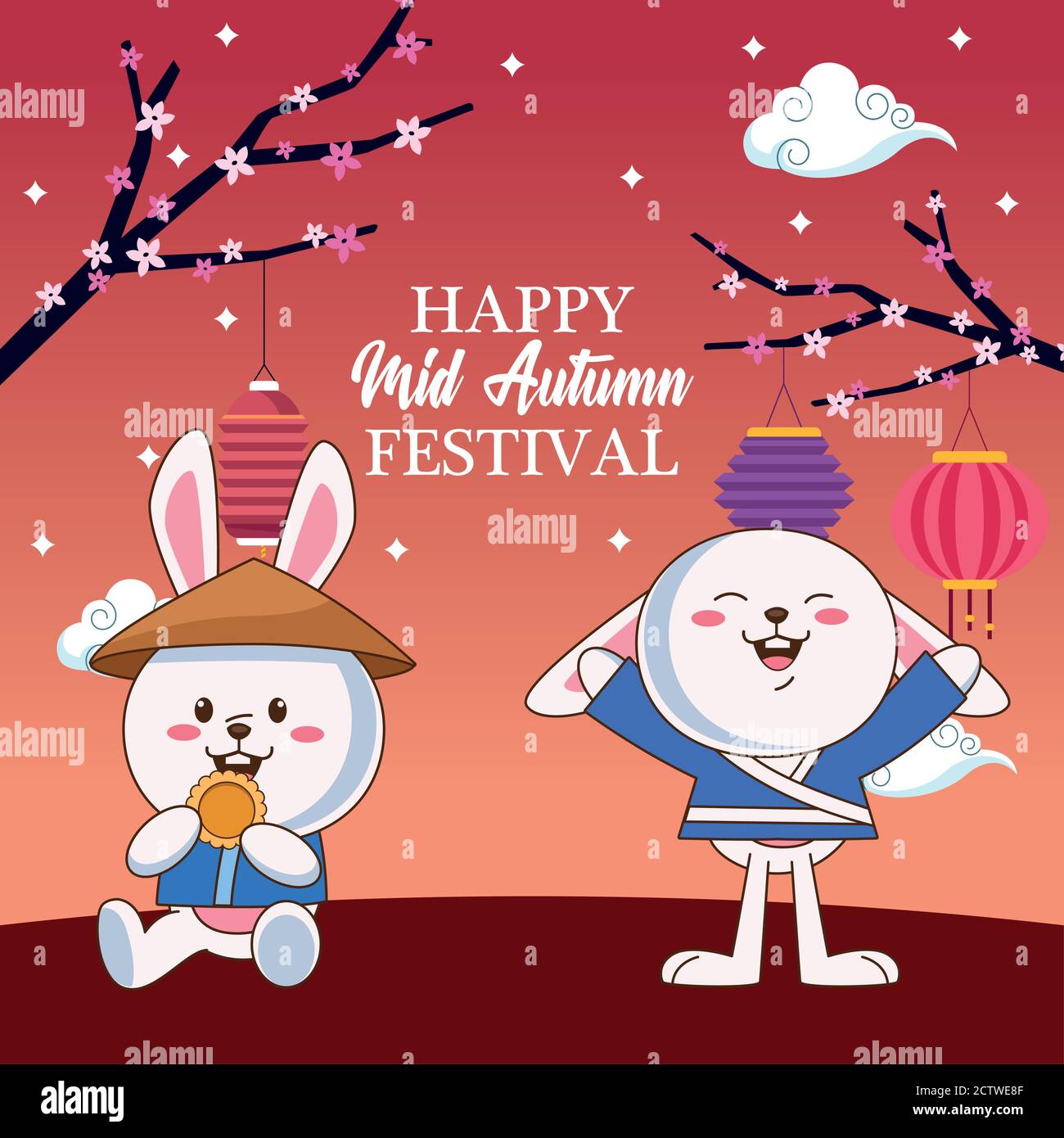 Eat Rabbits Stock Vector Images - Alamy