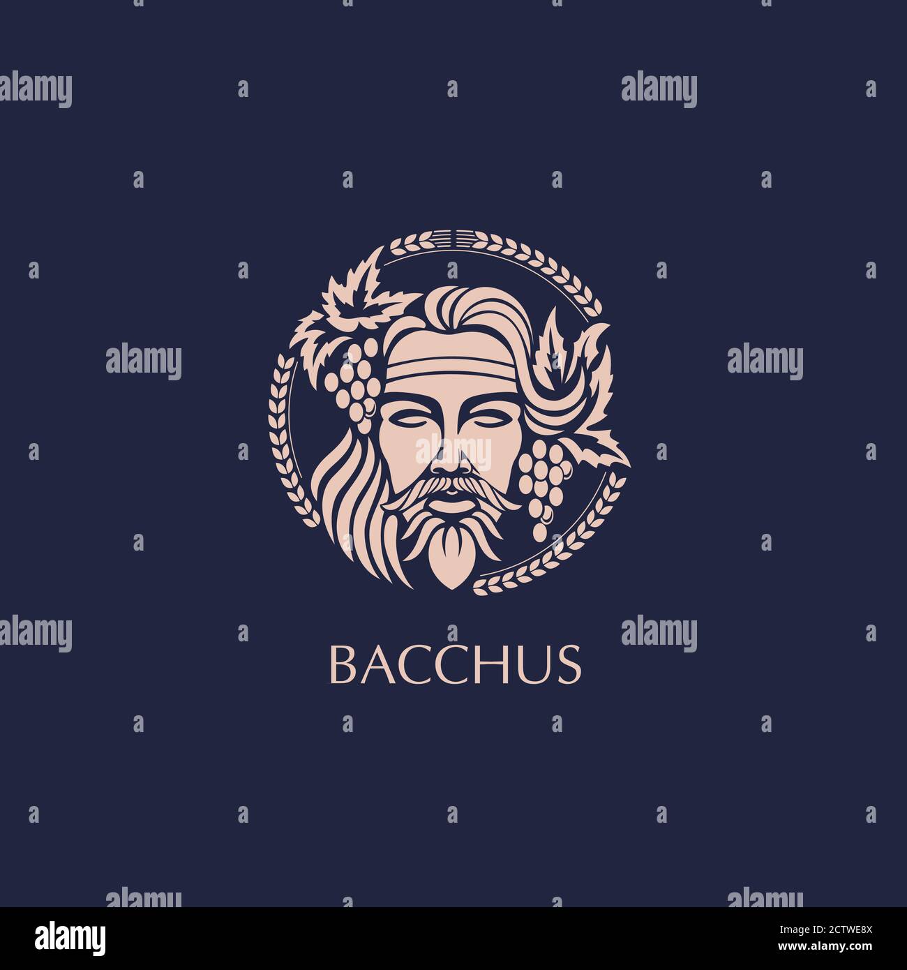 Bacchus mythology Stock Vector Images - Alamy