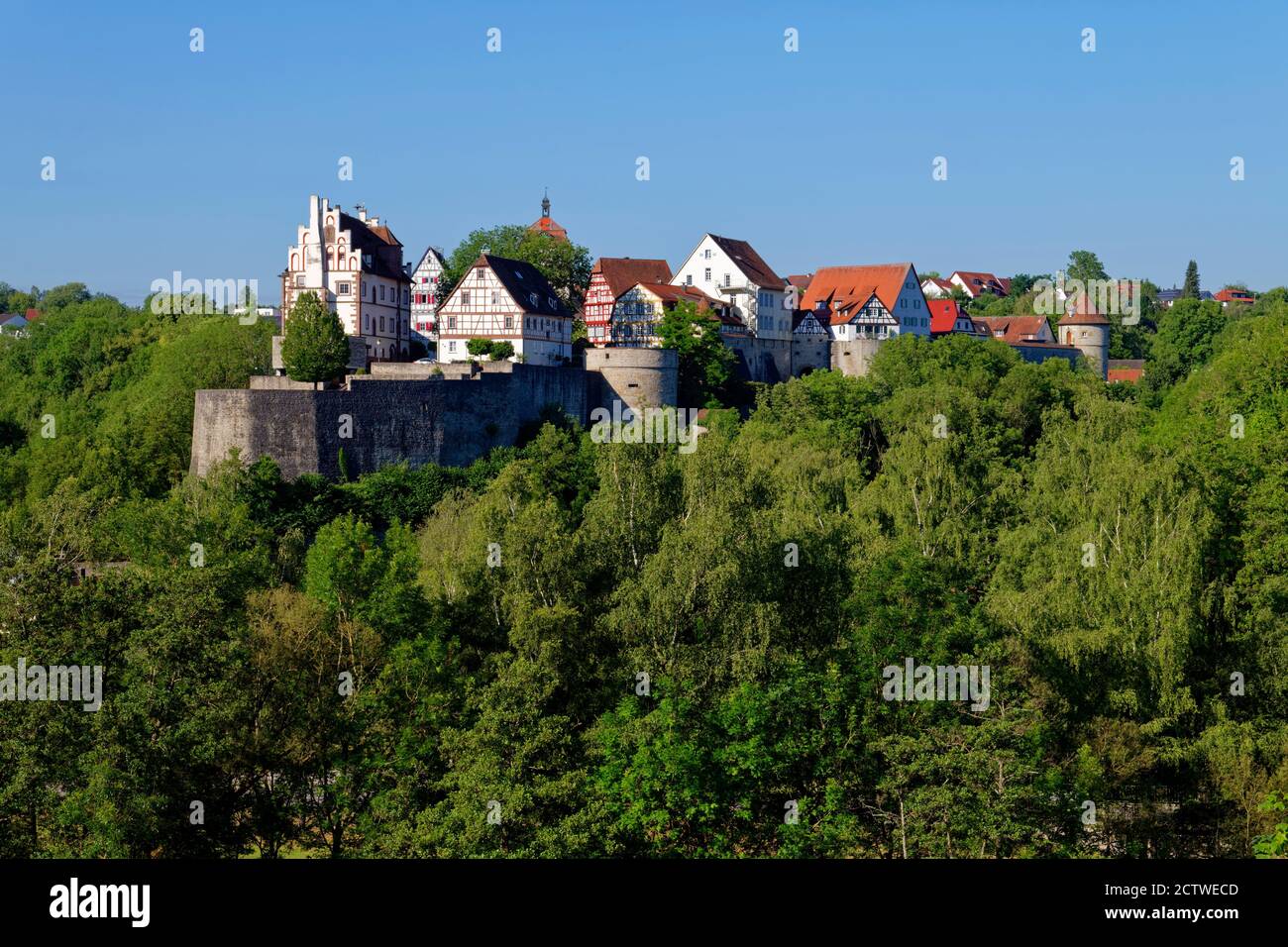 Vellberg in Hohenlohe: Town fortification and castle, Schwäbisch Hall ...