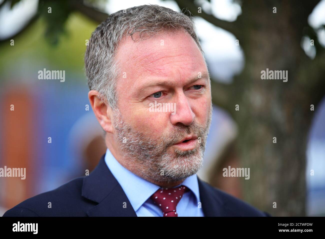 Steve Reed, Labour MP for Croydon North, outside Croydon Custody Centre ...
