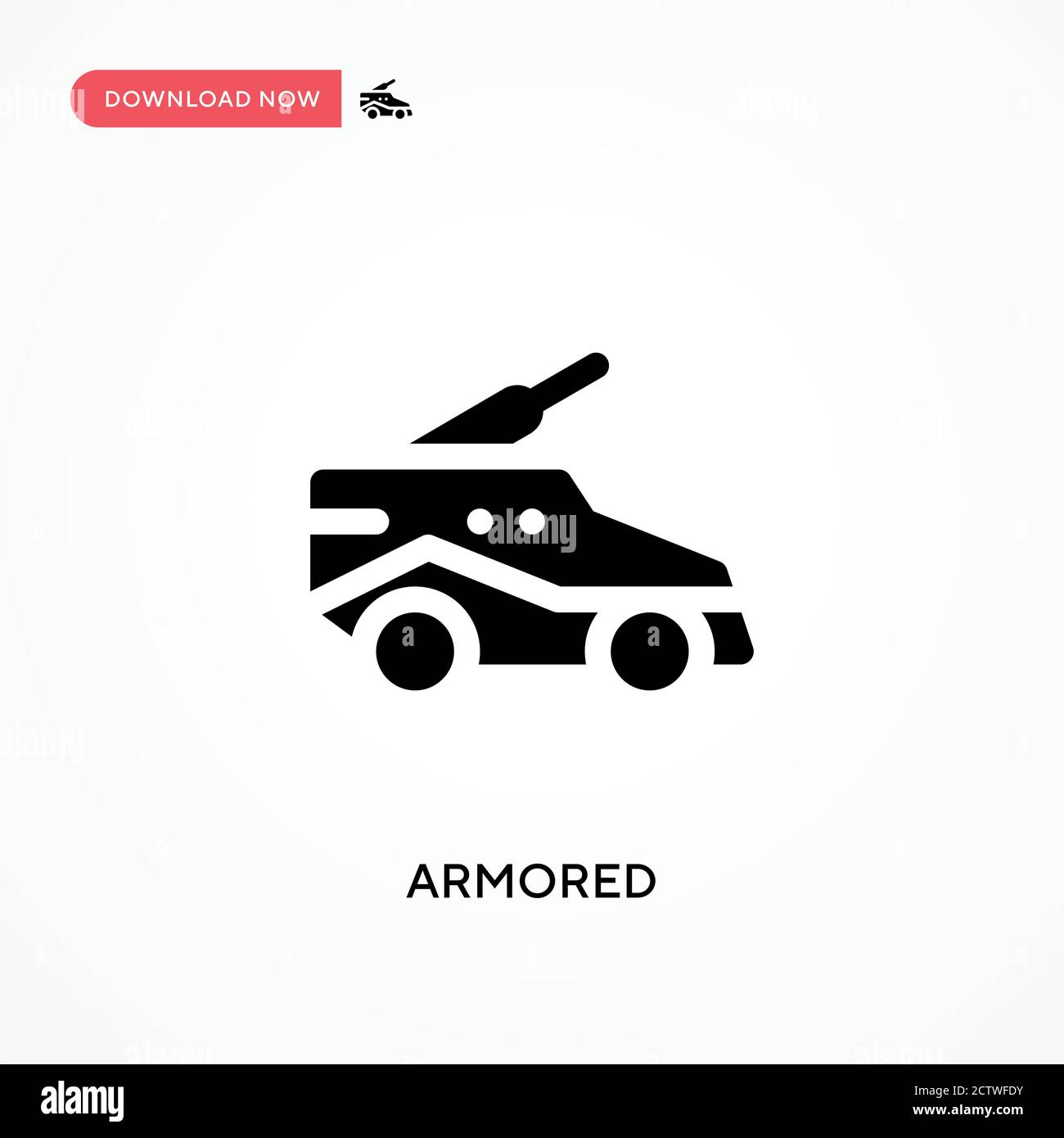 Armored vector icon. . Modern, simple flat vector illustration for web ...