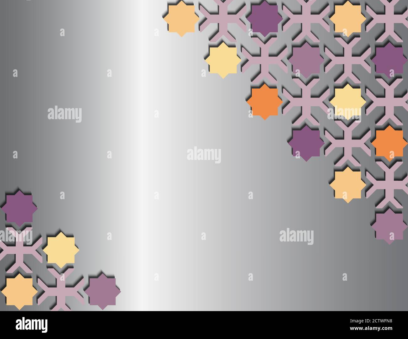 3d isometric color geometric mosaic vector pattern for background, card ...