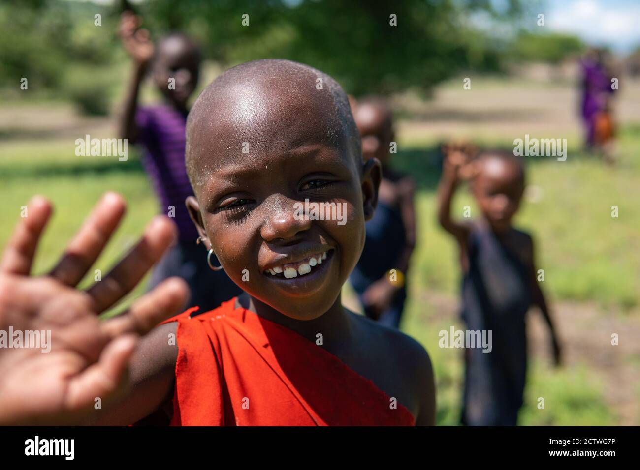ENGARE SERO. TANZANIA - JANUARY 2020: Indigenous Maasai in Traditional ...