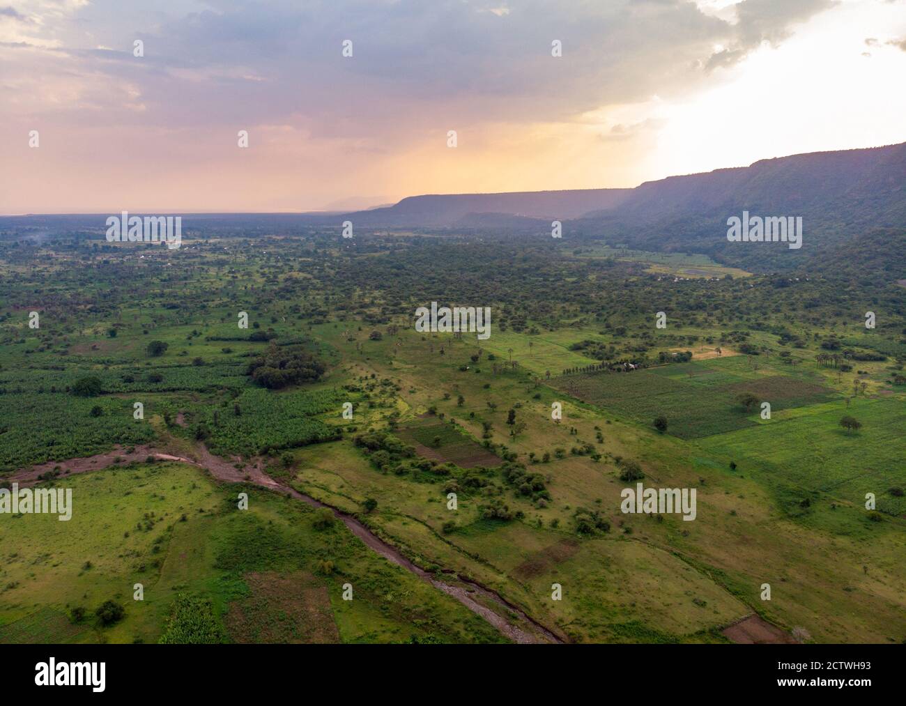Aerial view ngorongoro crater tanzania hi-res stock photography and ...