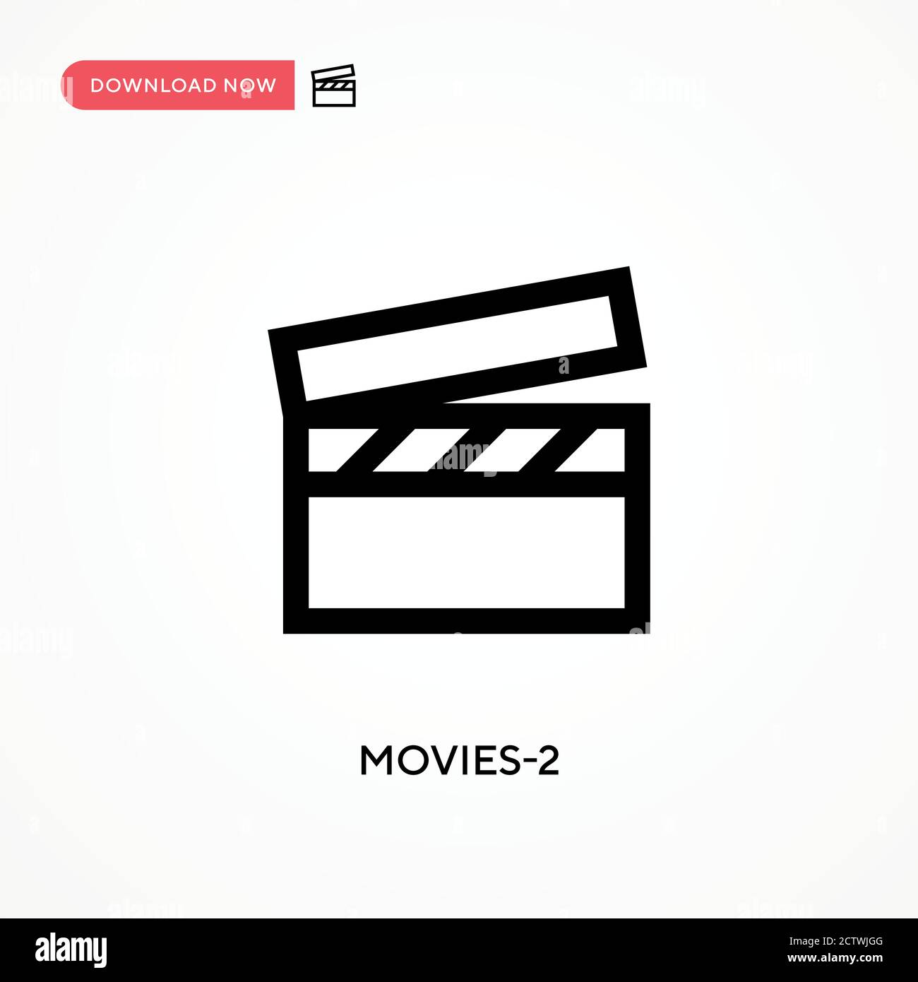 Movies-2 vector icon. . Modern, simple flat vector illustration for web ...