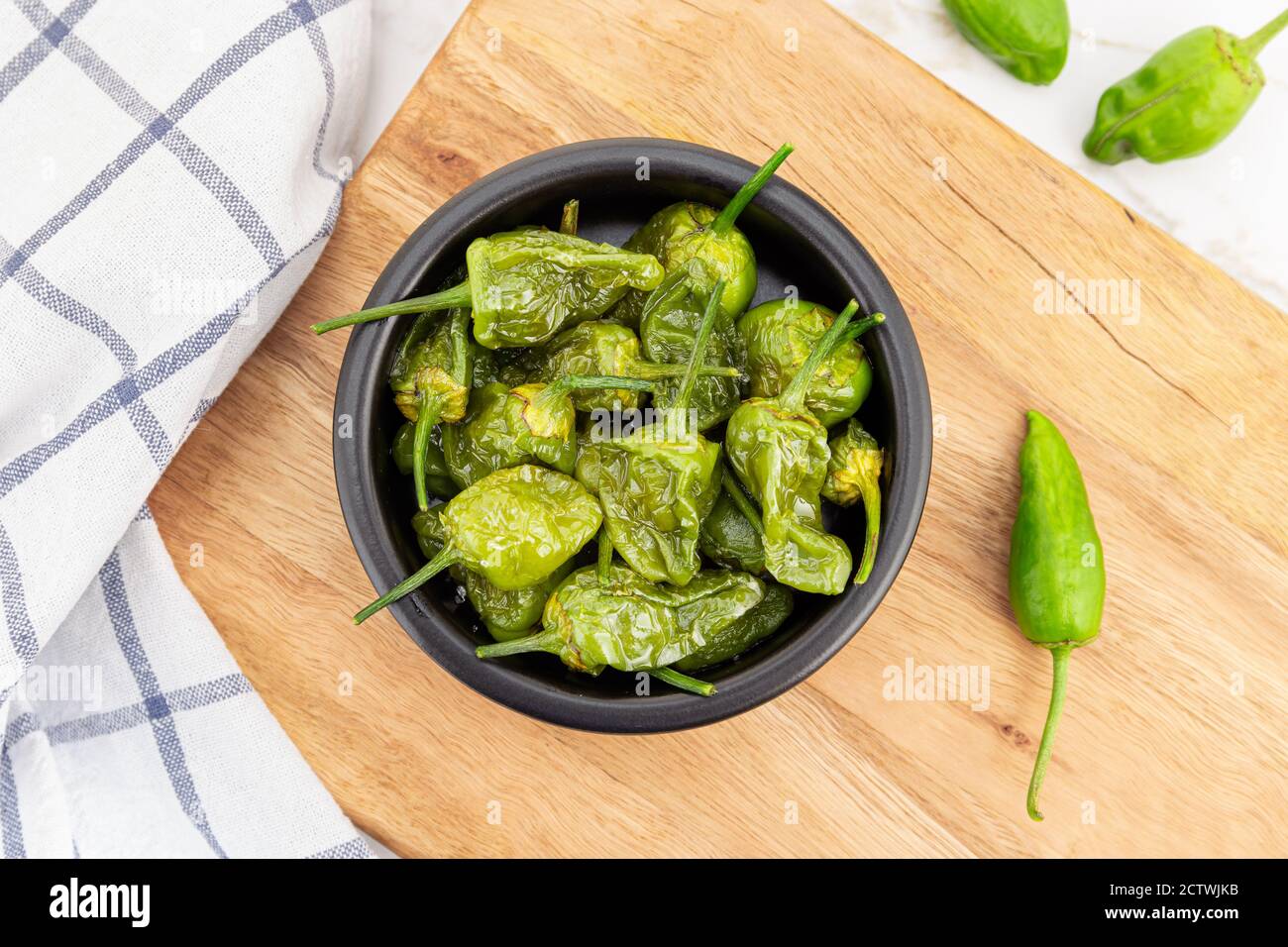 Padron chillies hi-res stock photography and images - Alamy