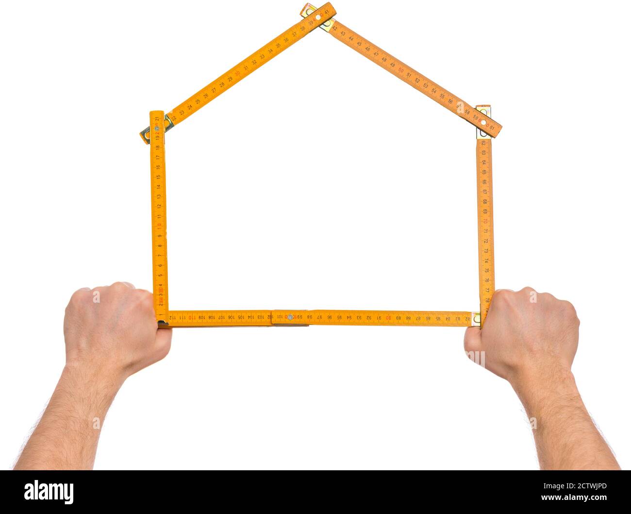 Measuring human hand with ruler hi-res stock photography and images - Alamy