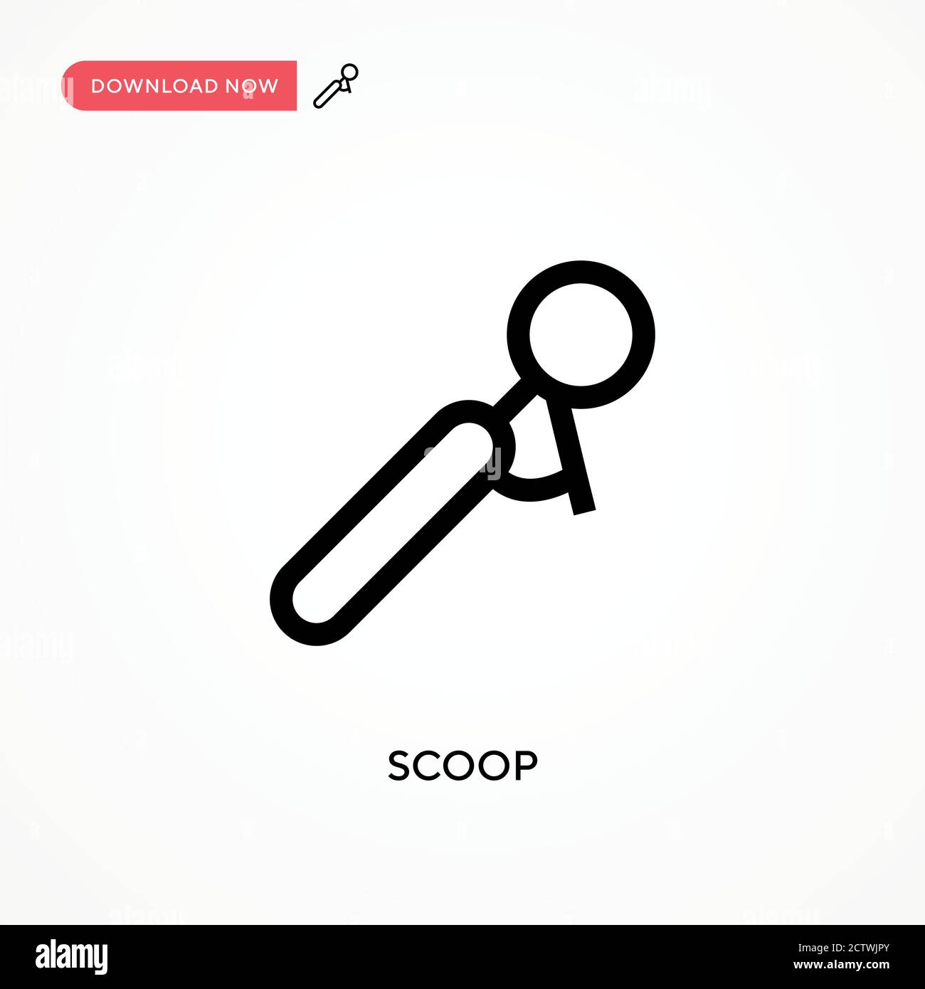 Portion scoop Stock Vector Images - Alamy