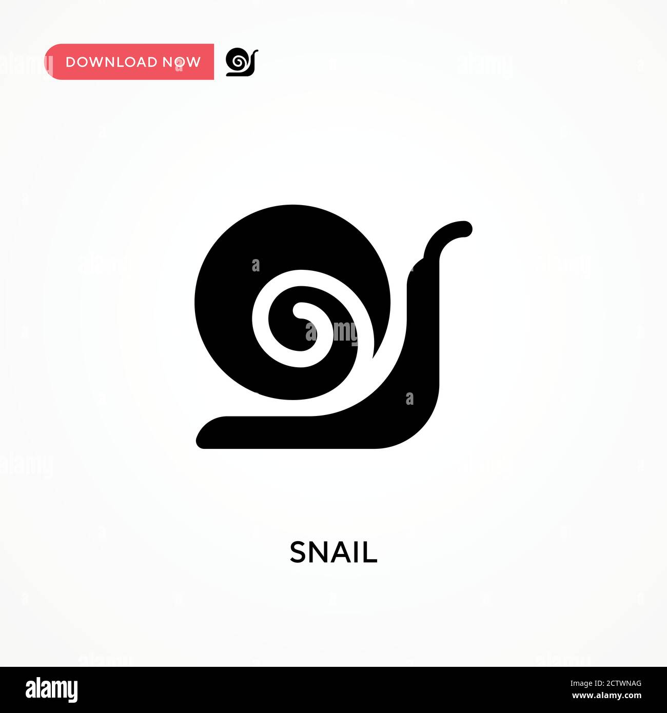 Snail vector icon. . Modern, simple flat vector illustration for web ...