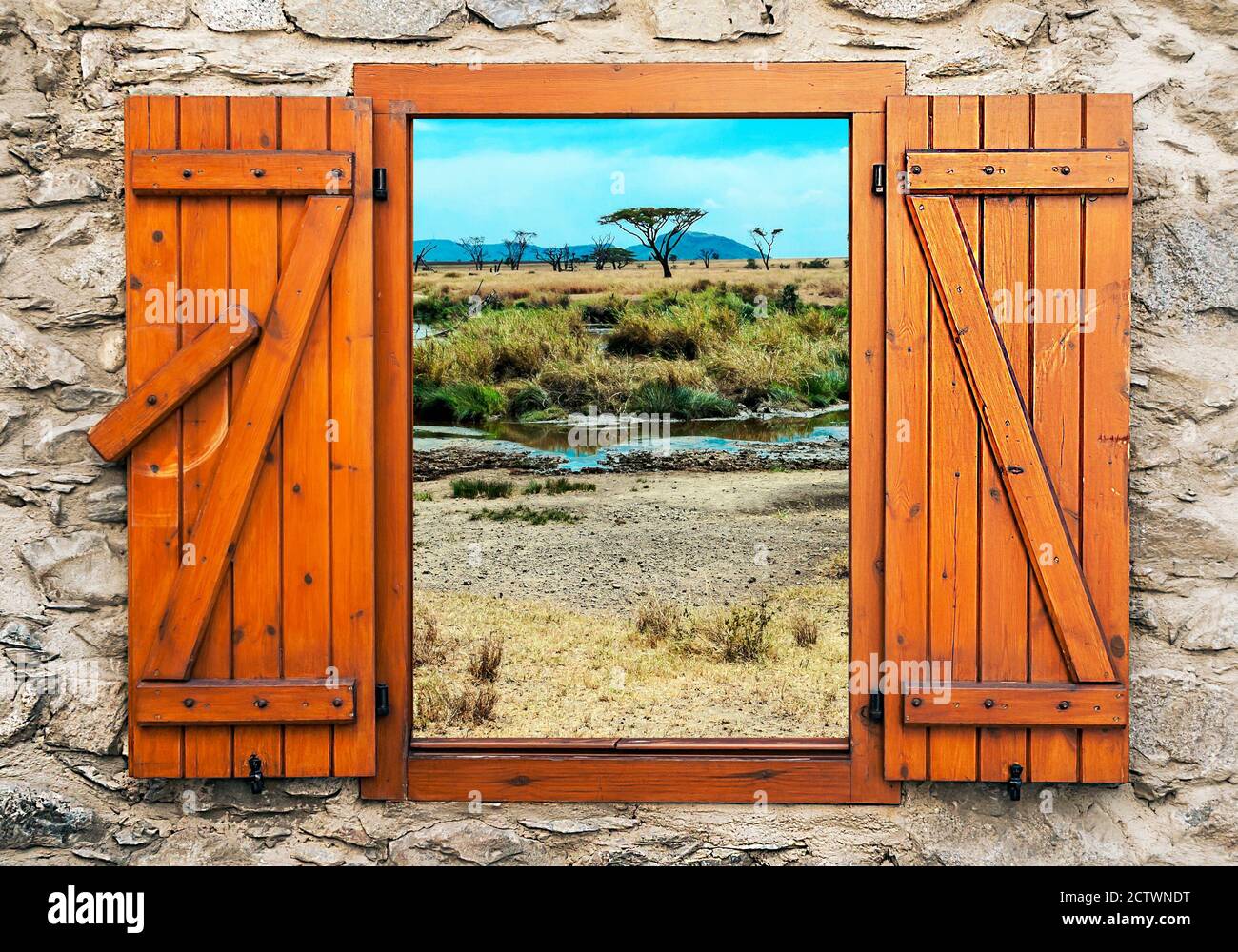 Zimbabwe tree house hi-res stock photography and images - Alamy