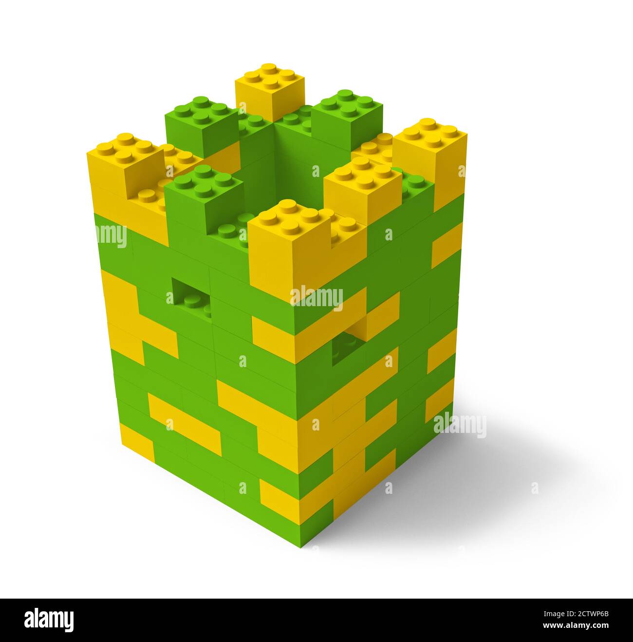 Toy castle blocks Cut Out Stock Images & Pictures - Alamy