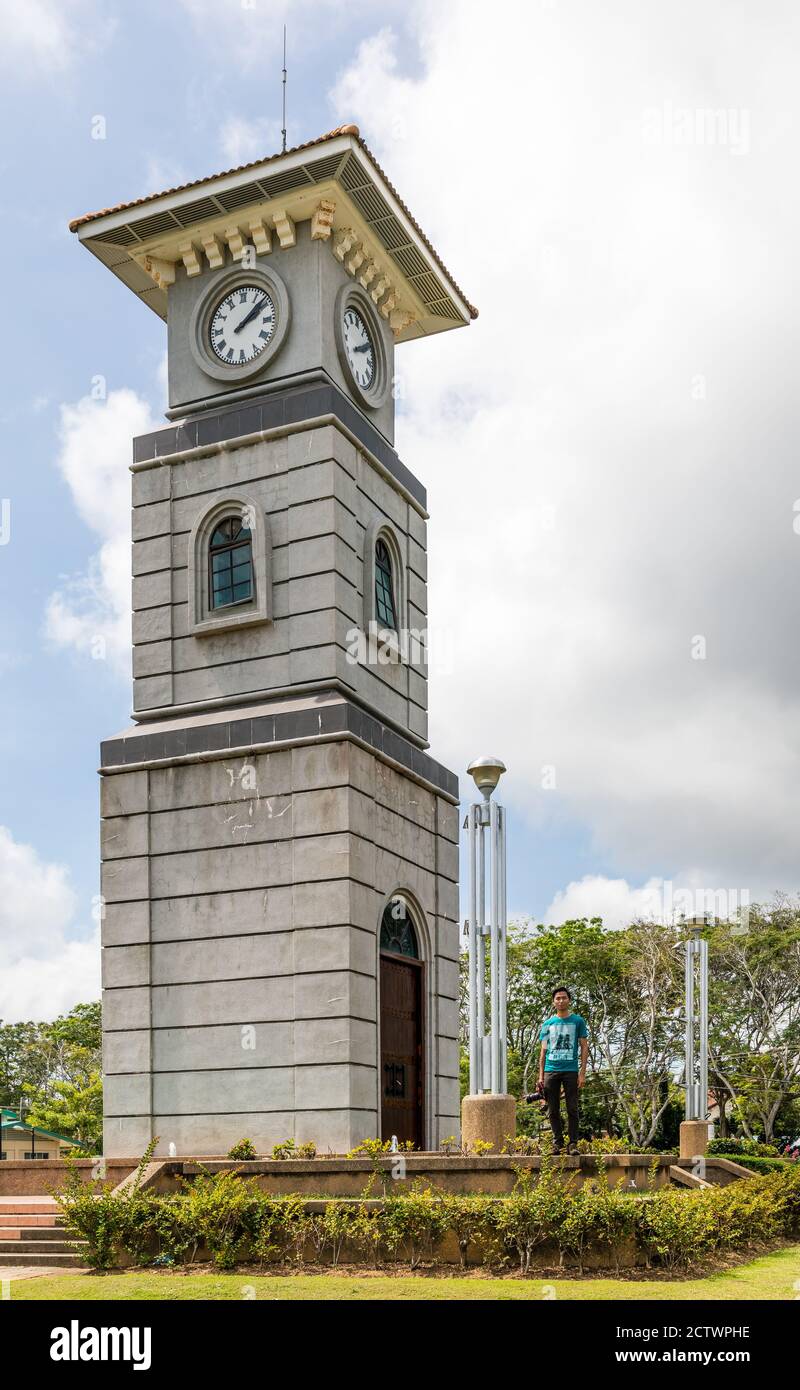 Labuan, Malaysia: Labuan Clock Tower of 2002, an original replica of ...