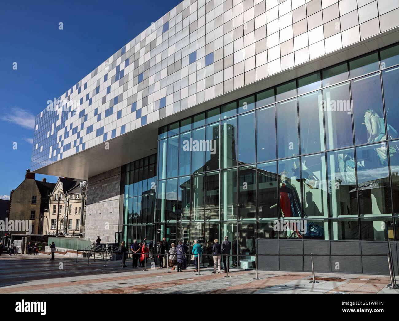 Tavistock Place in Plymouth busy for the openning of The Box. The ...