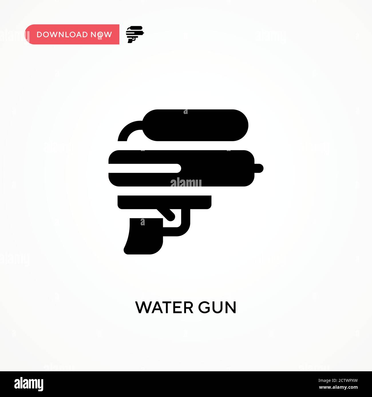 Water gun vector icon. . Modern, simple flat vector illustration for ...