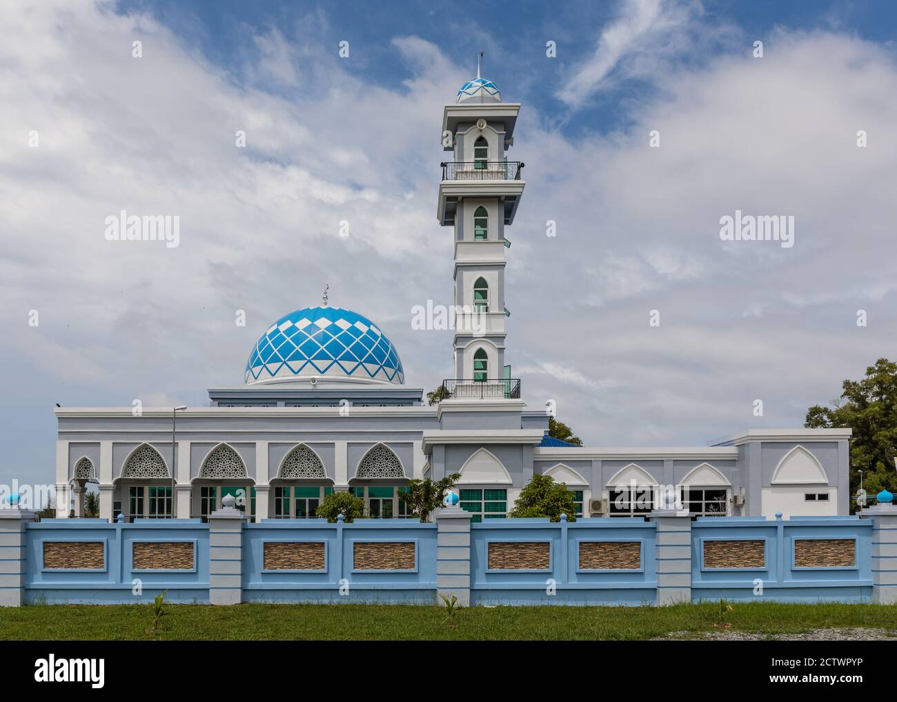 Labuan, Malaysia: The Al-Mahmudiyyah Mosque on Labuan Island Stock ...