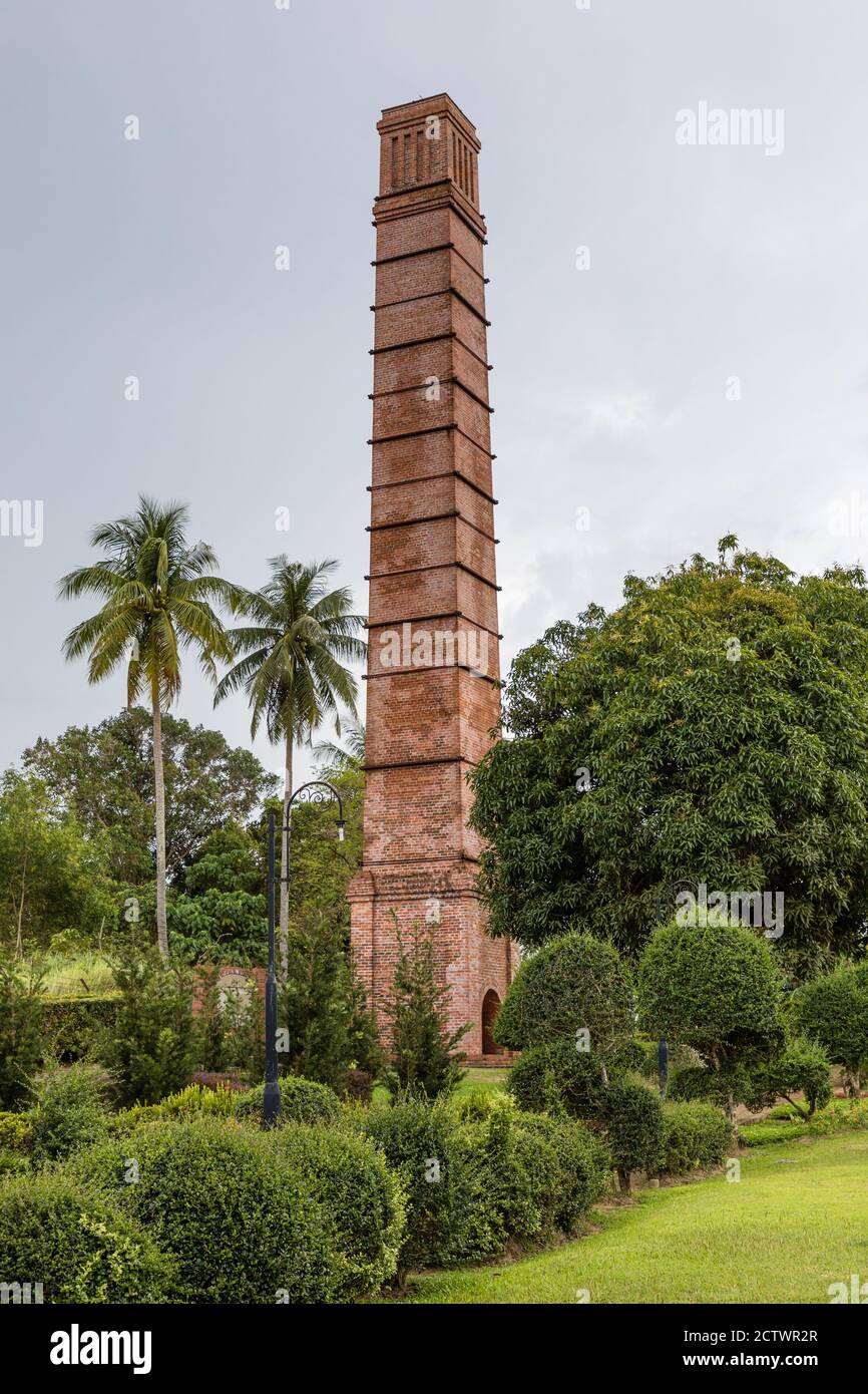 Labuan, Malaysia: The Chimney, a century old relic of the former mining ...