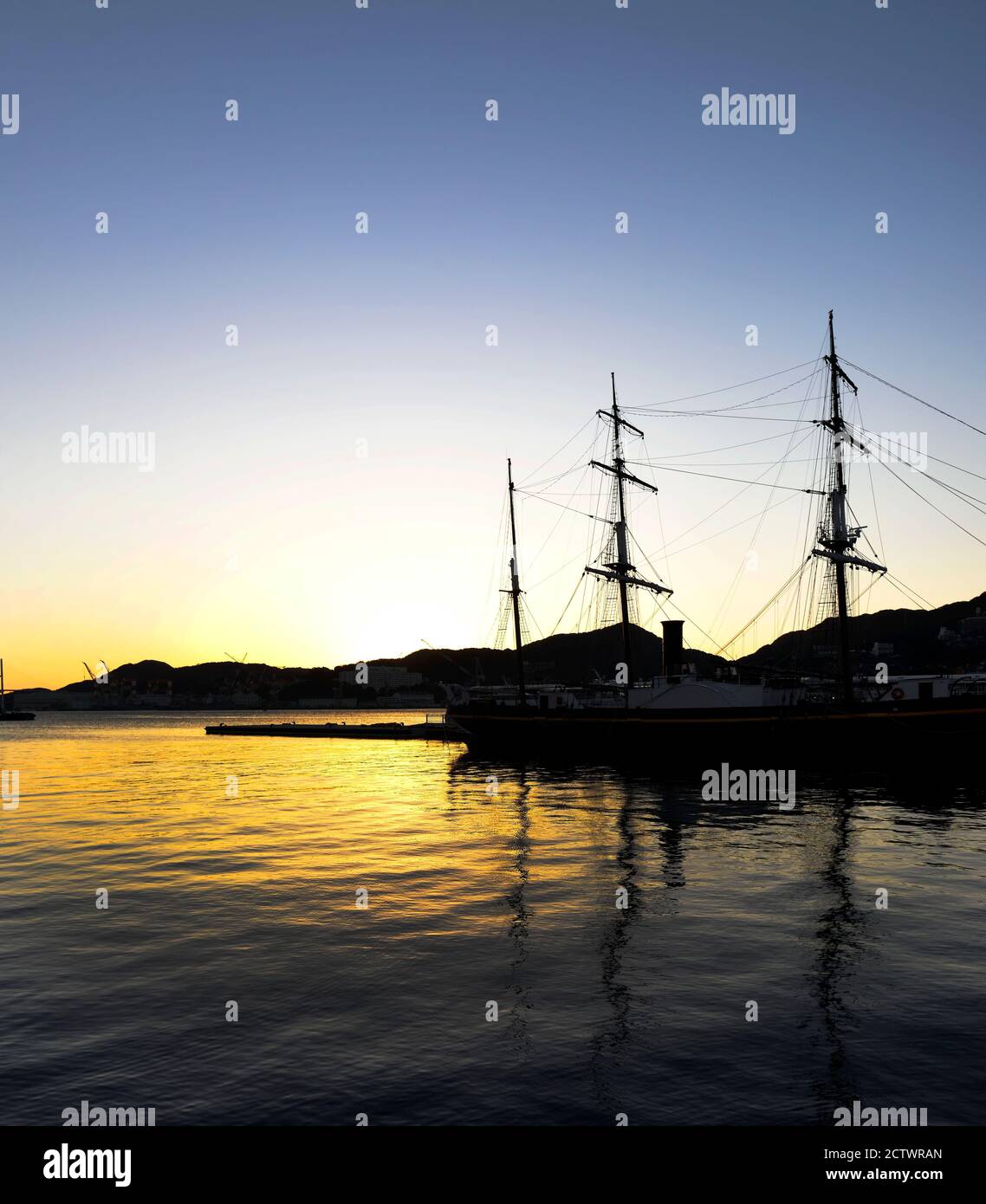 Nagasaki Harbour Area Japan Stock Photo - Alamy