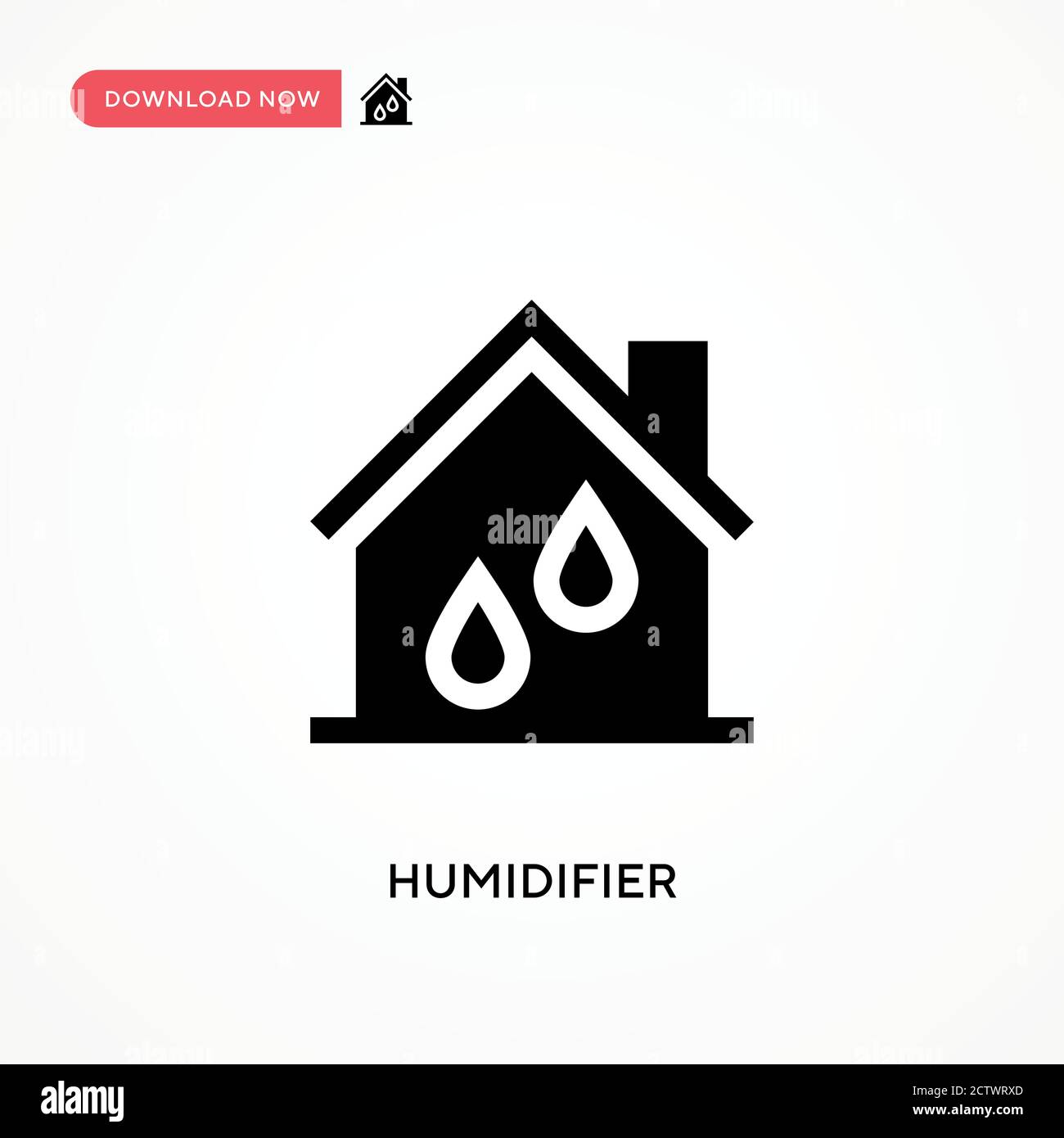 Humidifier vector icon. . Modern, simple flat vector illustration for ...