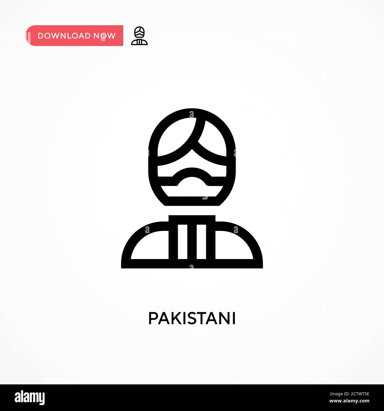 Pakistani vector icon. . Modern, simple flat vector illustration for ...