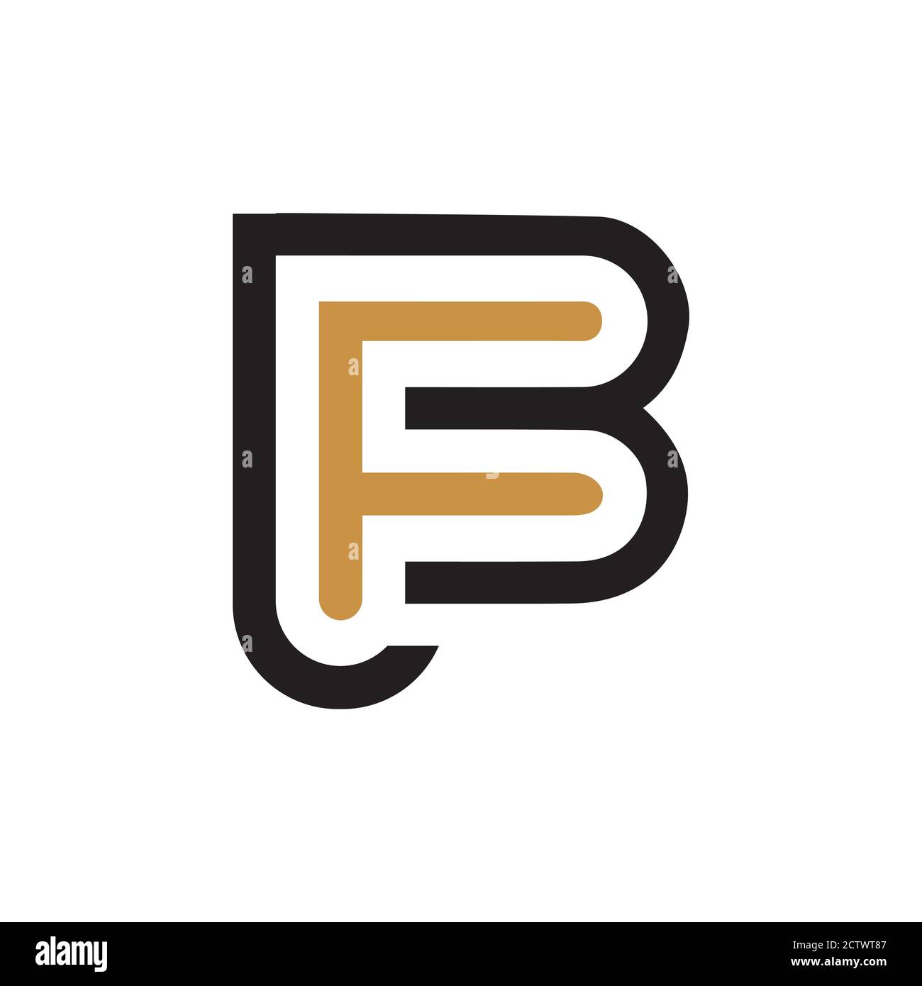 Initial letter bf logo or fb logo vector design template Stock Vector Image & Art - Alamy