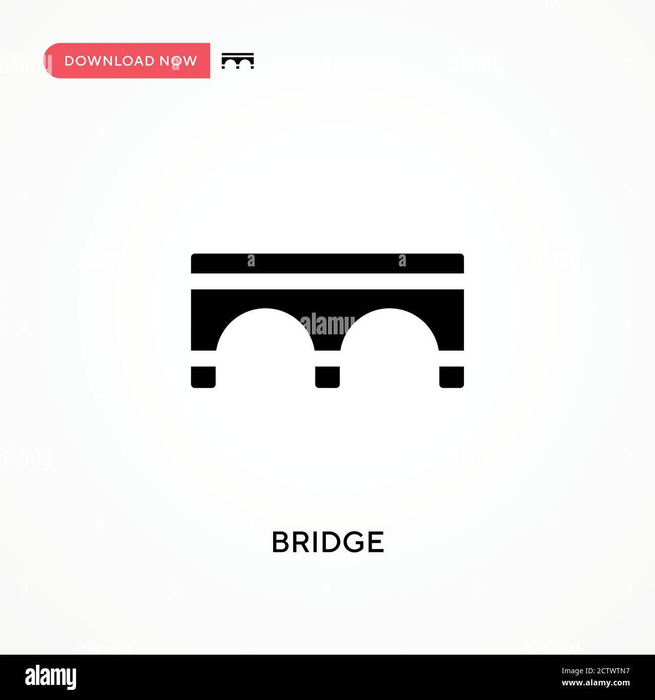 Bridge vector icon. . Modern, simple flat vector illustration for web ...