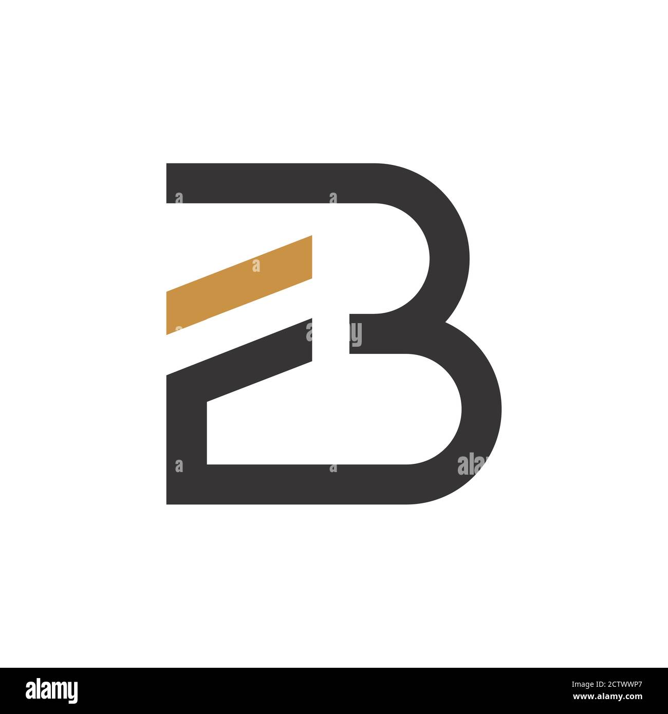 Initial letter bf logo or fb logo vector design template Stock Vector ...