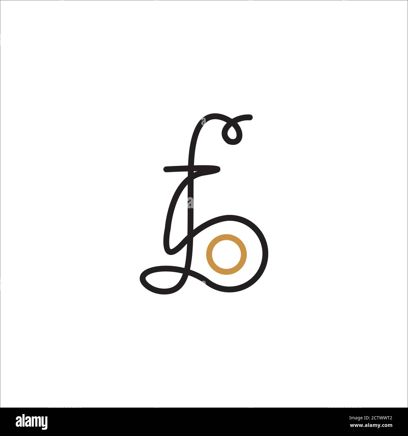 Initial letter bf logo or fb logo vector design template Stock Vector ...