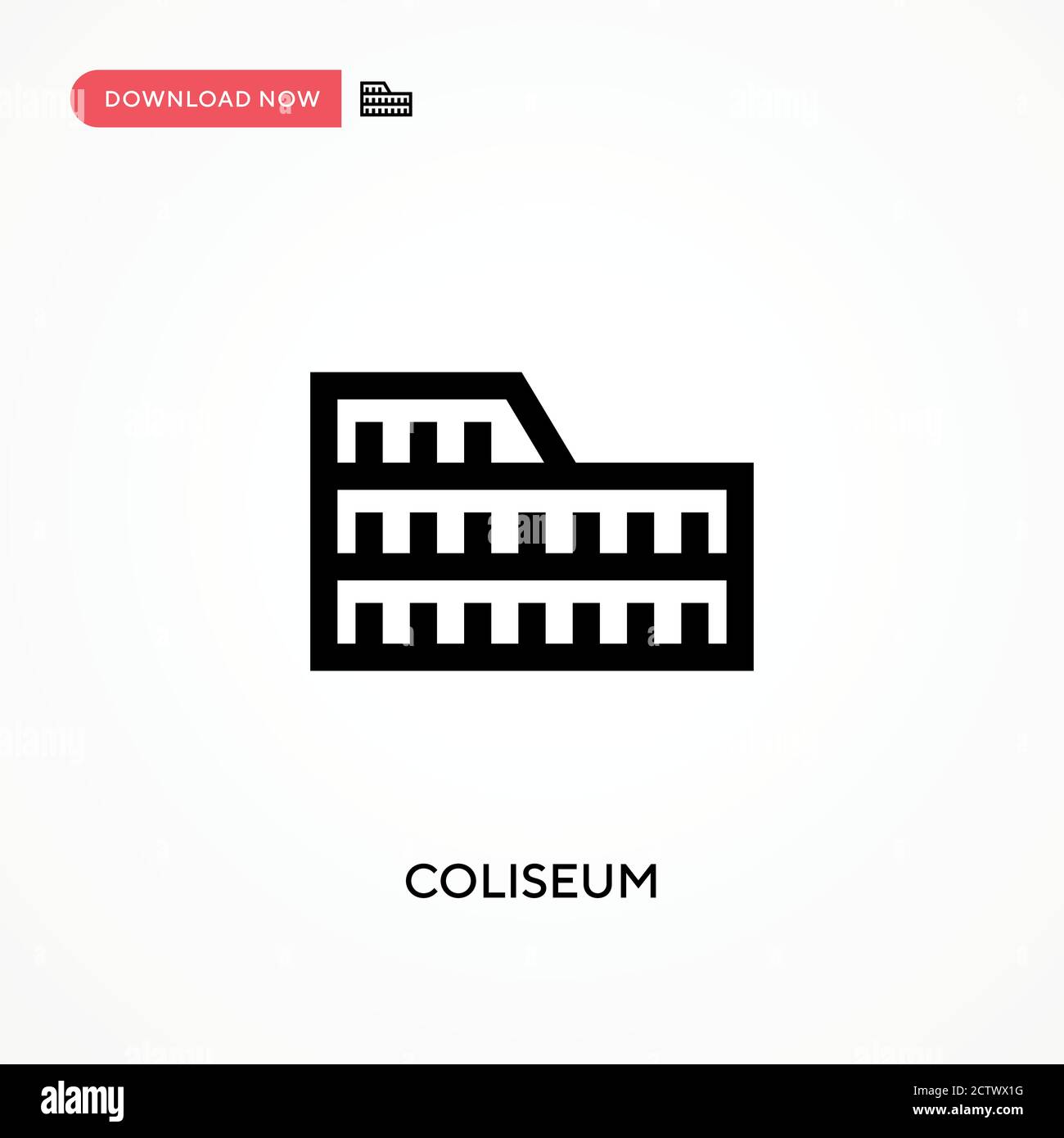 Flavian amphitheater illustration Cut Out Stock Images & Pictures - Alamy