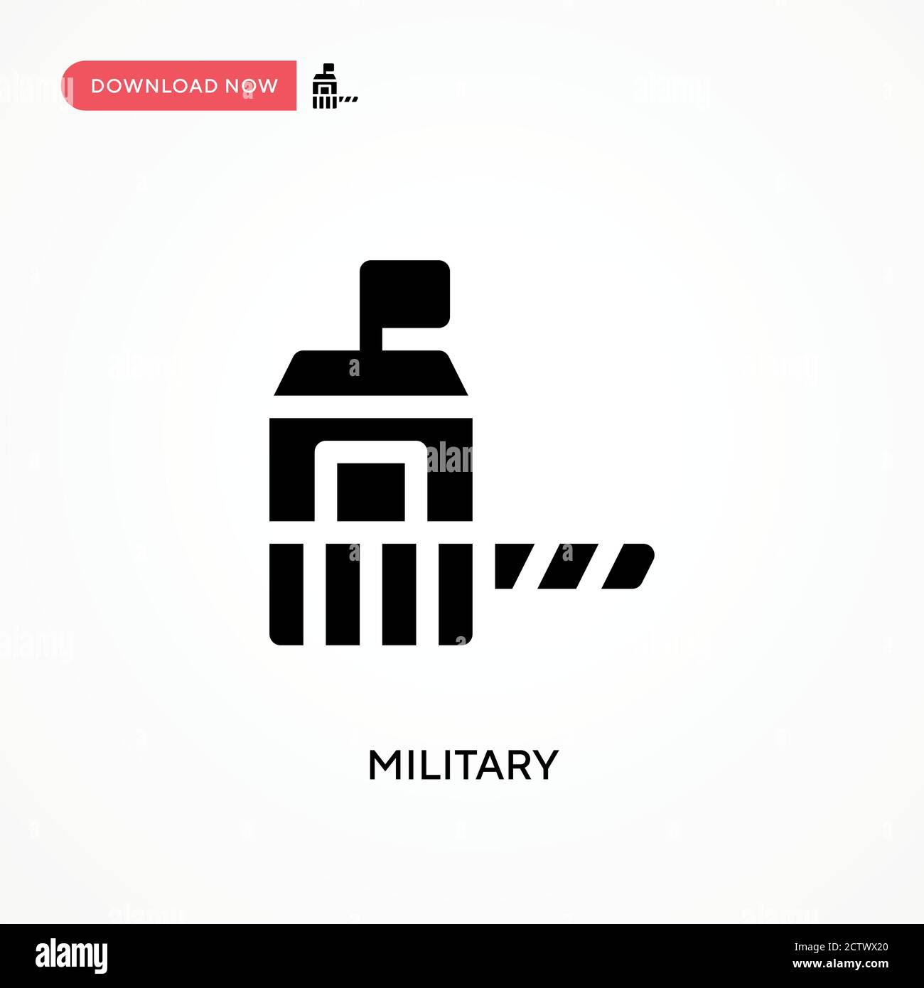 Military vector icon. . Modern, simple flat vector illustration for web ...