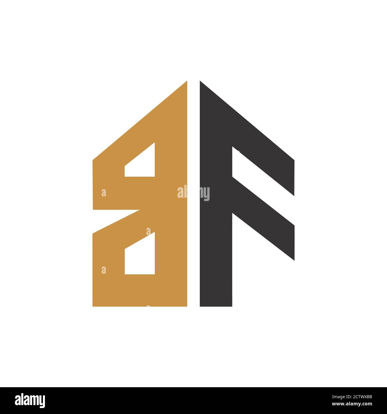 Initial letter bf logo or fb logo vector design template Stock Vector Image & Art - Alamy