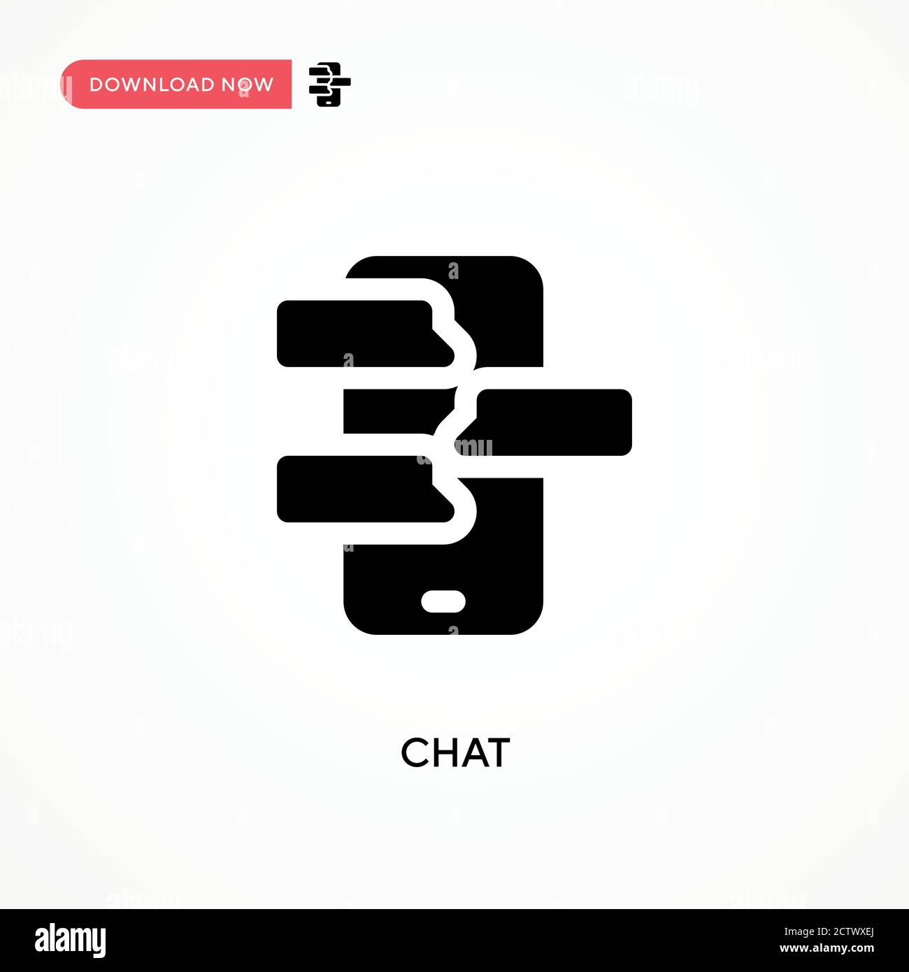 Chat vector icon. . Modern, simple flat vector illustration for web ...