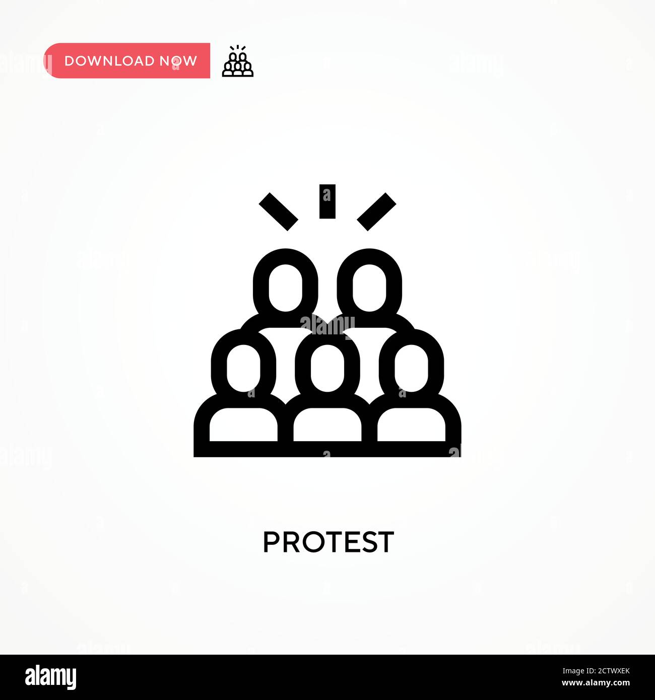 Angry students protesting Stock Vector Images - Alamy
