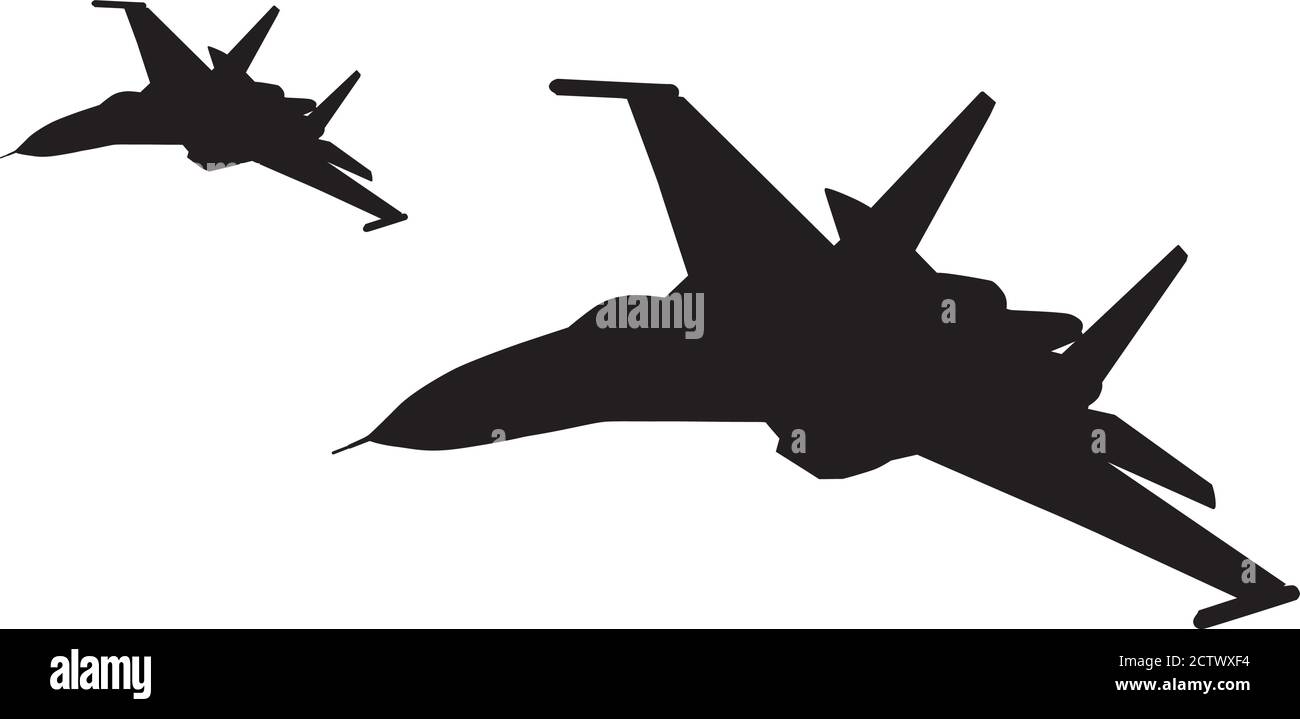Su 35 jet Stock Vector Images - Alamy