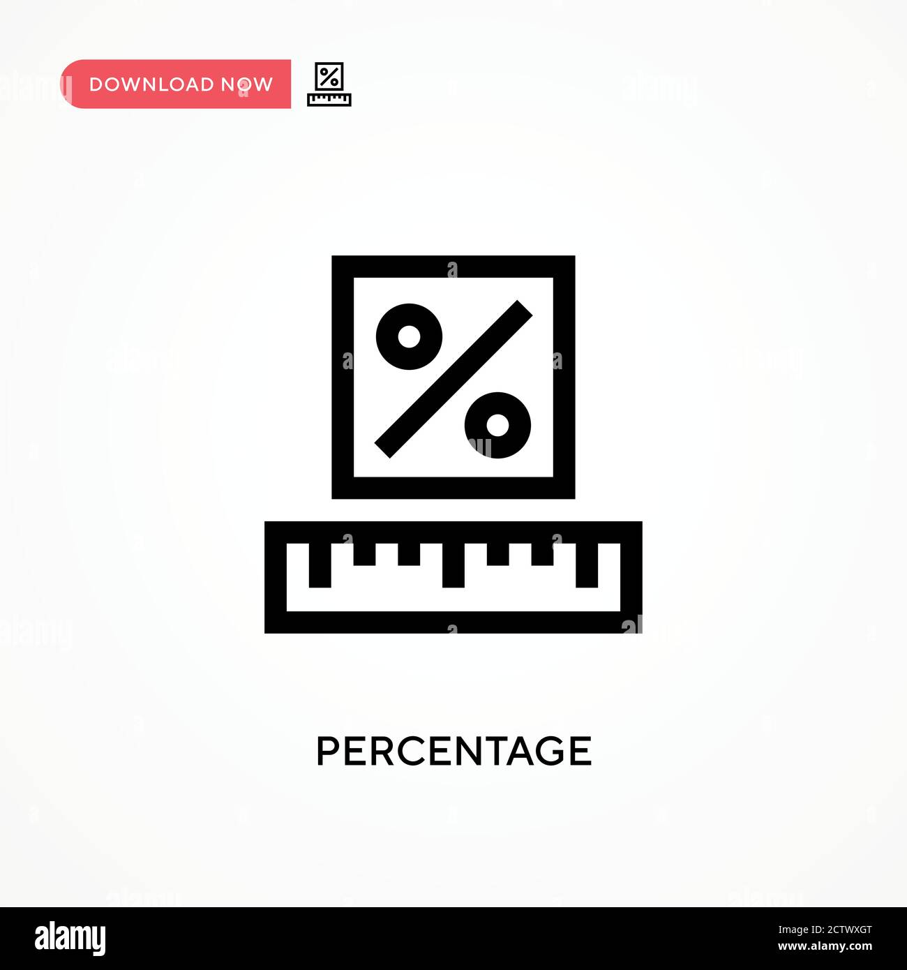 Percentage vector icon. . Modern, simple flat vector illustration for ...