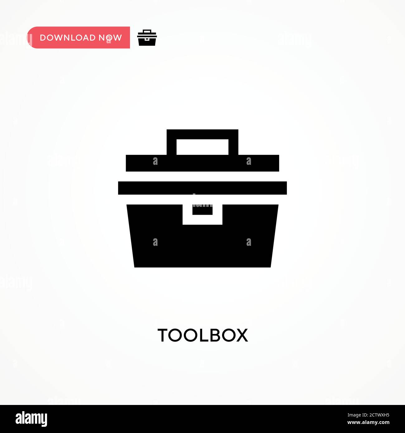 Toolbox vector icon. . Modern, simple flat vector illustration for web ...