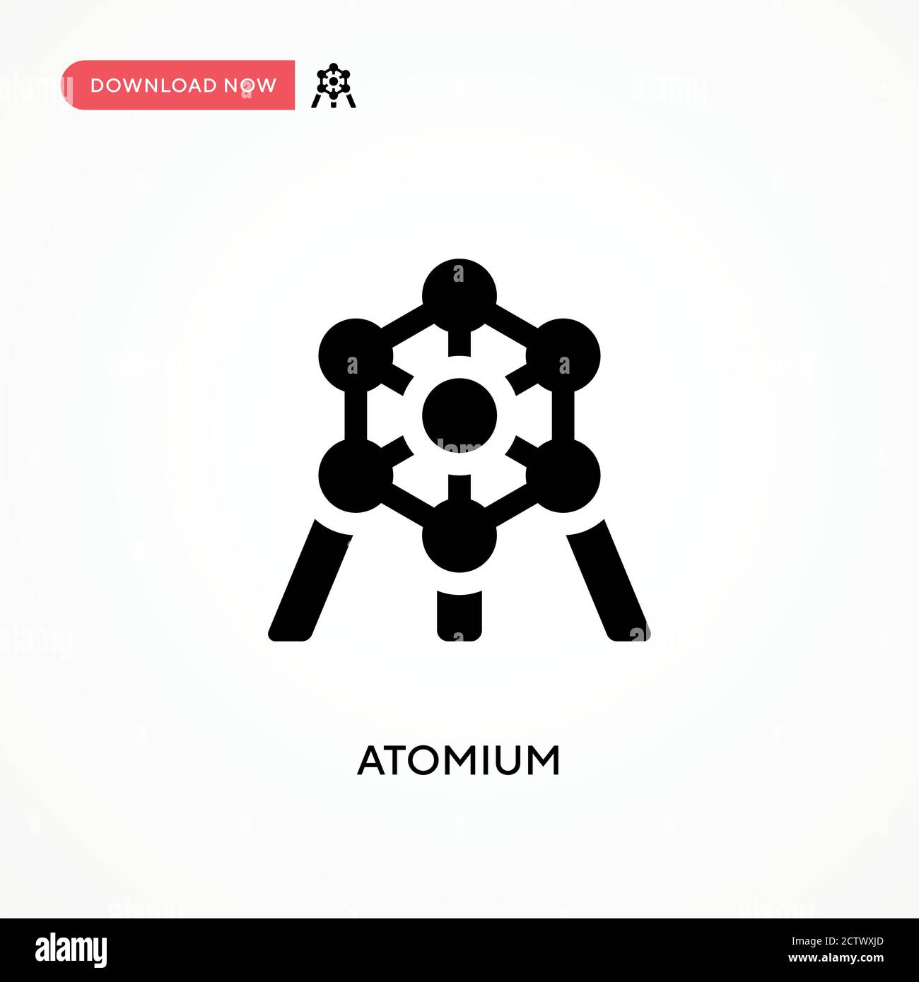 Silhouette atomium brussels belgium hi-res stock photography and images ...