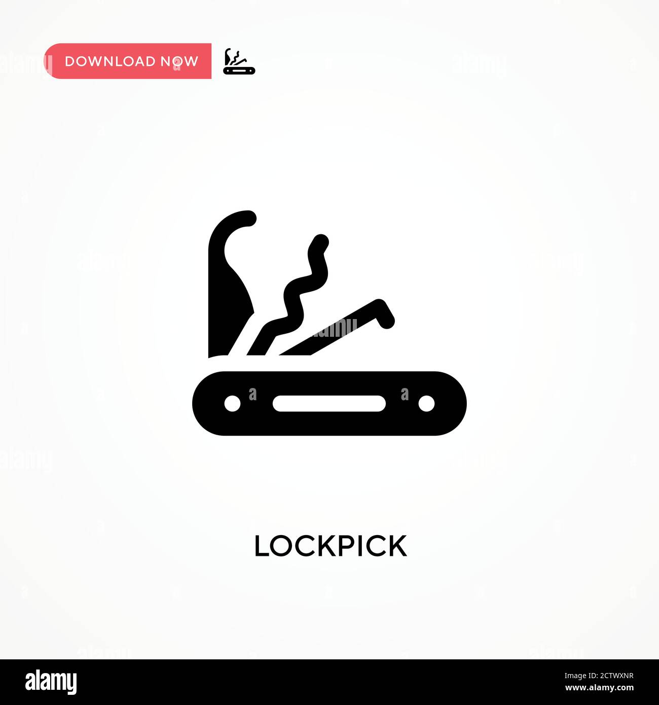 Lockpick vector icon. . Modern, simple flat vector illustration for web site or mobile app Stock ...