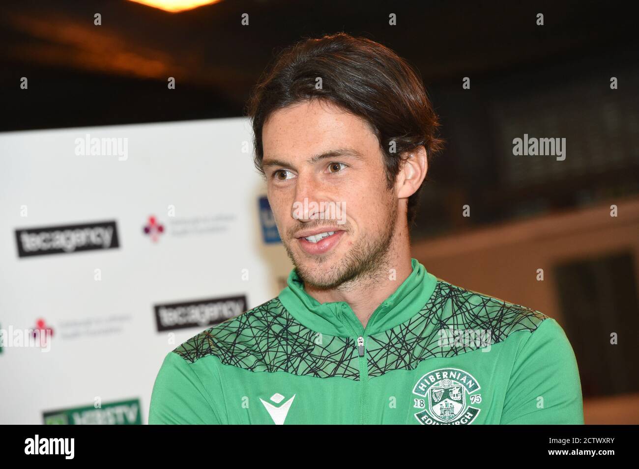 Tranent, Ormiston, East Lothian.Scotland. UK 25th Sept 20. Hibernian ...