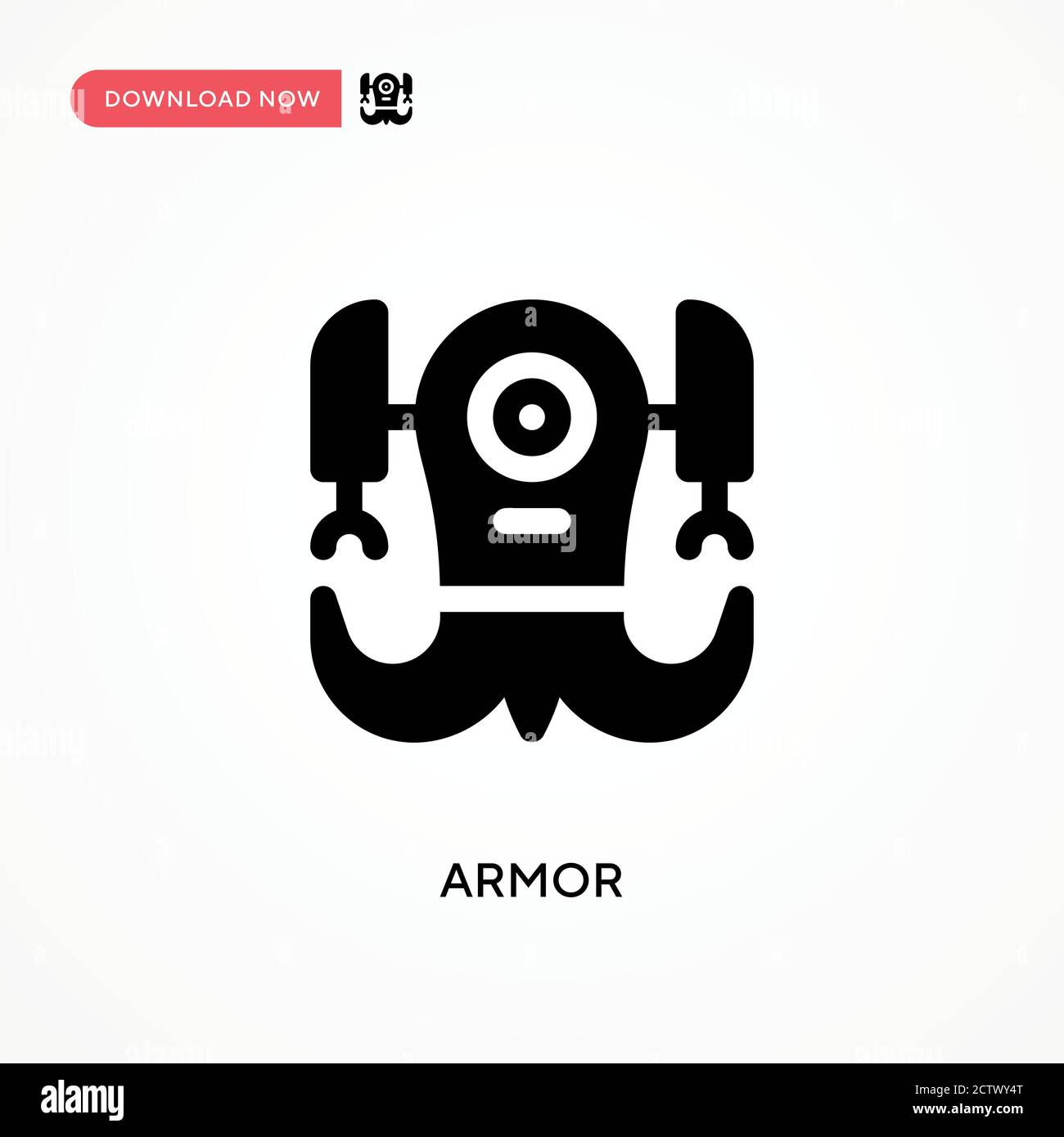 Armor vector icon. . Modern, simple flat vector illustration for web ...