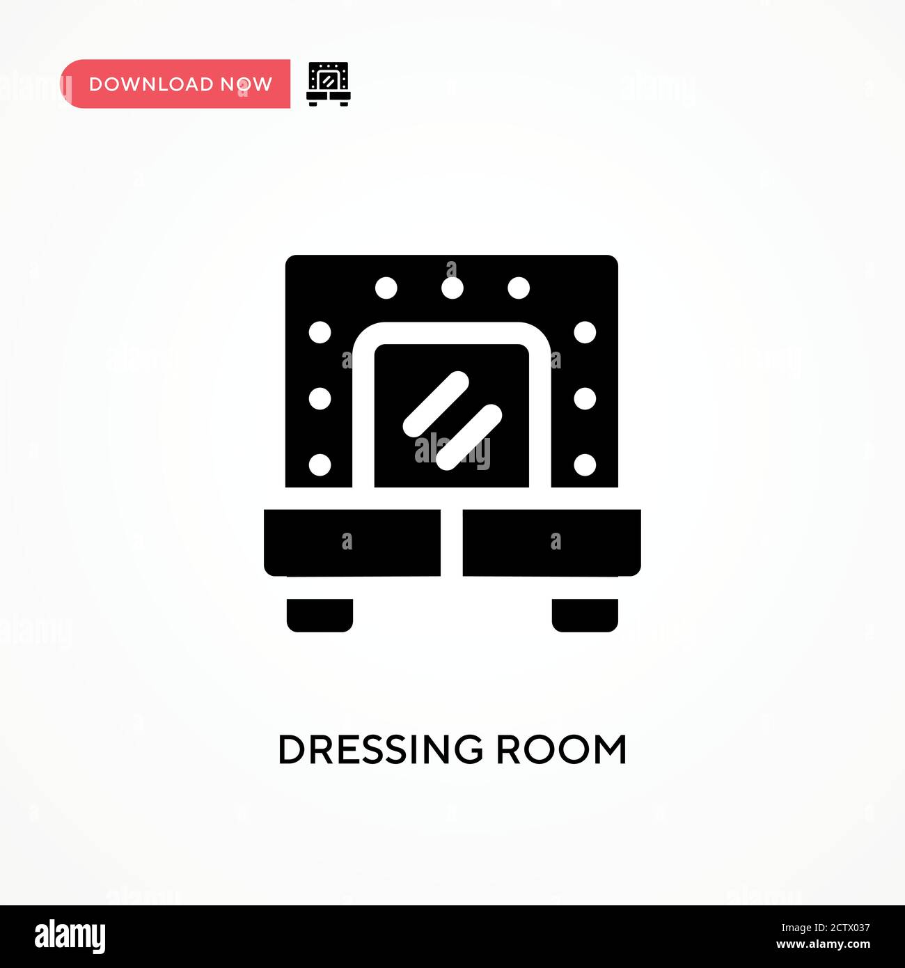 Dressing room vector icon. . Modern, simple flat vector illustration ...