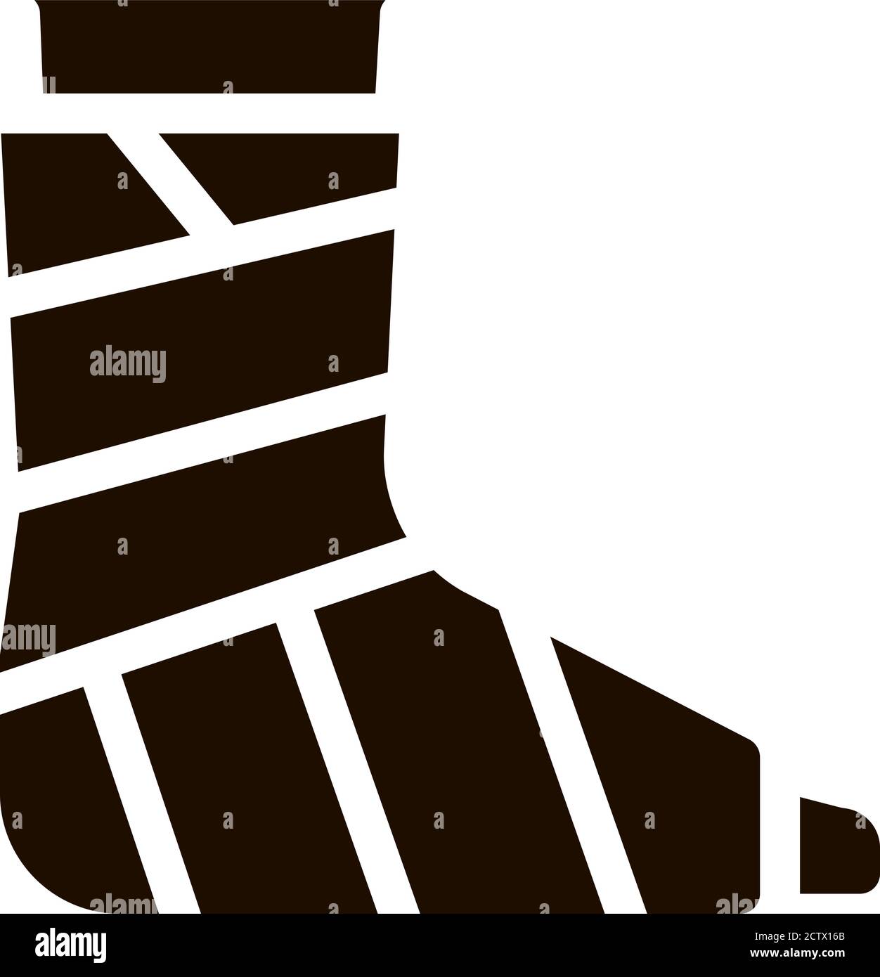 Compression bandage leg Stock Vector Images - Alamy